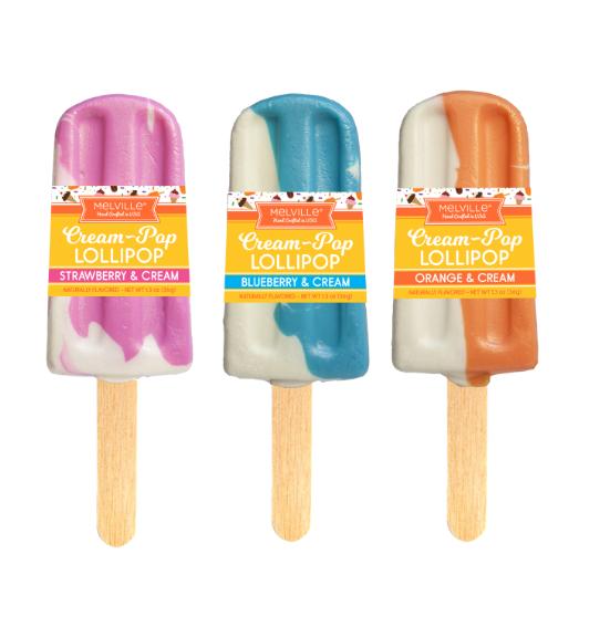 Cream-Pop Lollipops - Assorted by Melville Candy Company – Melville ...