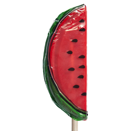 Watermelon Lollipops | Hand-Poured – Melville Candy Wholesale