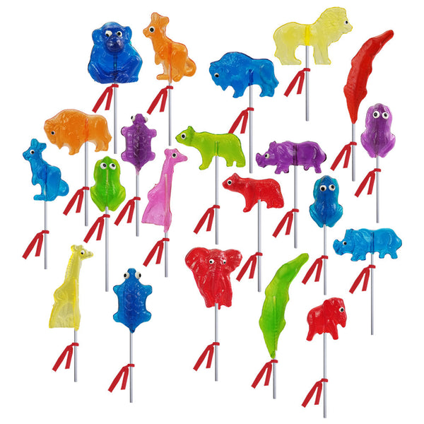 Zoo Animal Lollipops - Assorted – Melville Candy Wholesale