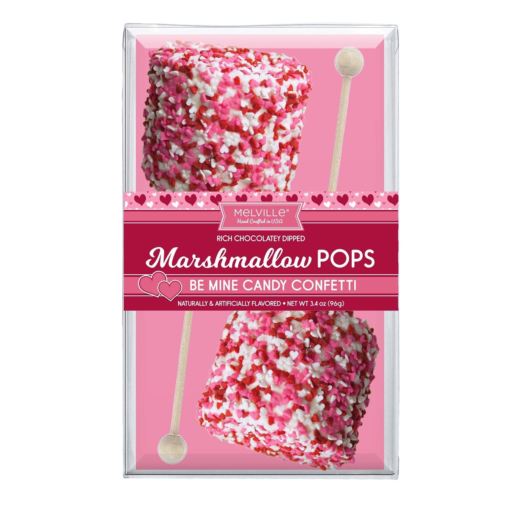 Giant Marshmallow Pops - Confetti Chocolatey-Dipped – Melville Candy ...