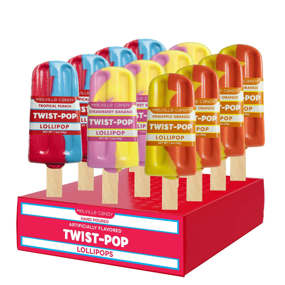 Twist-Pop Lollipops - Assorted | Hand-Poured – Melville Candy Wholesale